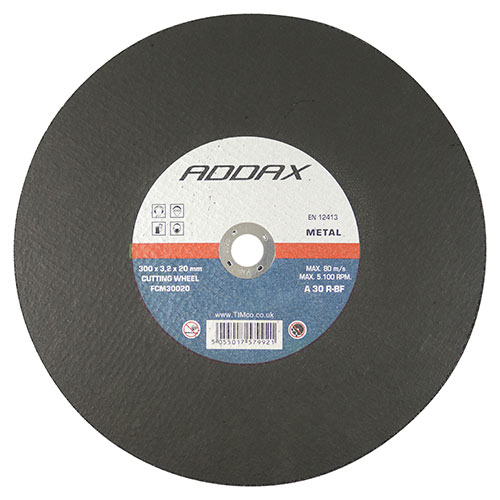 300 x 20.0 x 3.2 Bonded Abrasive Disc – For Cutting (Pack of 25) | Bolt ...