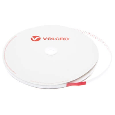 10mm VELCRO® Brand Self Adhesive PS14 White LOOP - 25m Roll - Bolt ...