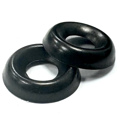 No.6 Surface Screw Cup Washers BLACK Stainless Steel A2 (304) - Bolt ...