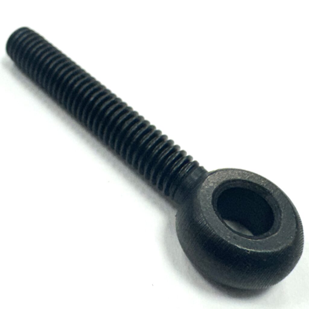M20 x 100mm Eye Bolt Fully Threaded Steel Black Passivated Grade 4.6 ...