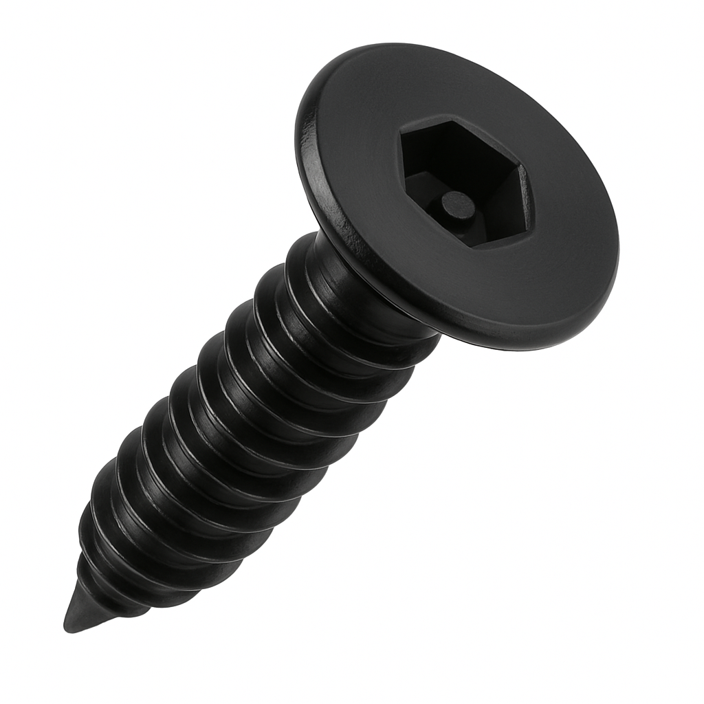 No. 10 (4.8) x 1.1/2″(38mm) Security Self-Tappers – Pin Hex Countersunk ...
