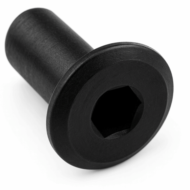 M6 x 17mm, Connector Cap Nuts for Connecting Bolts – Black | Bolt World