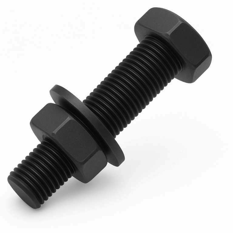 M4 x 16mm Nylon (Plastic) Black Hexagon Head Fully Threaded Setscrew ...