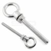 10 x 200mm Long Lifting Eye Bolts – Marine Grade Stainless Steel A4 ...